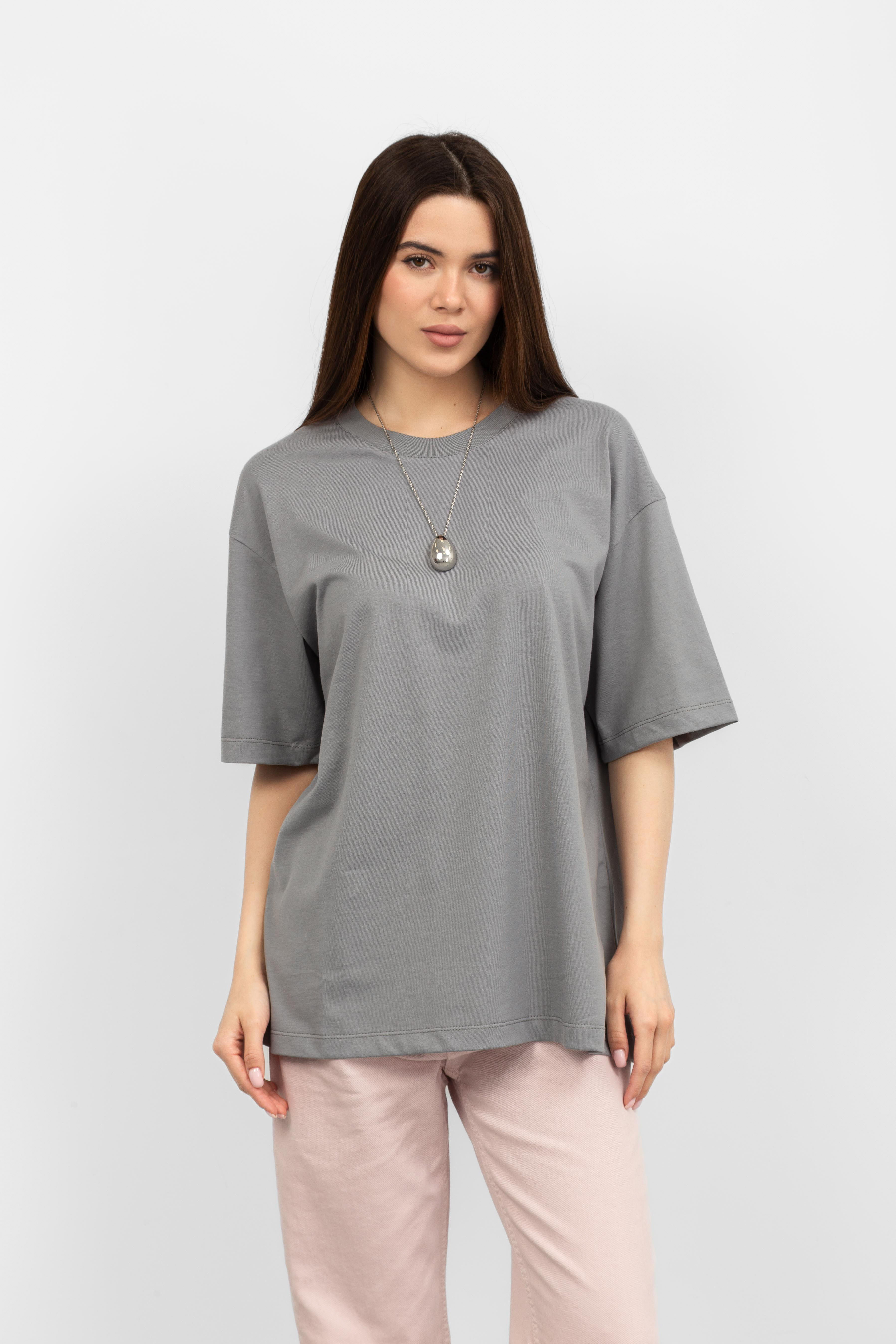 Футболка бавовняна oversize FUT-F-1067 купити в інтернет-магазині Famo.ua