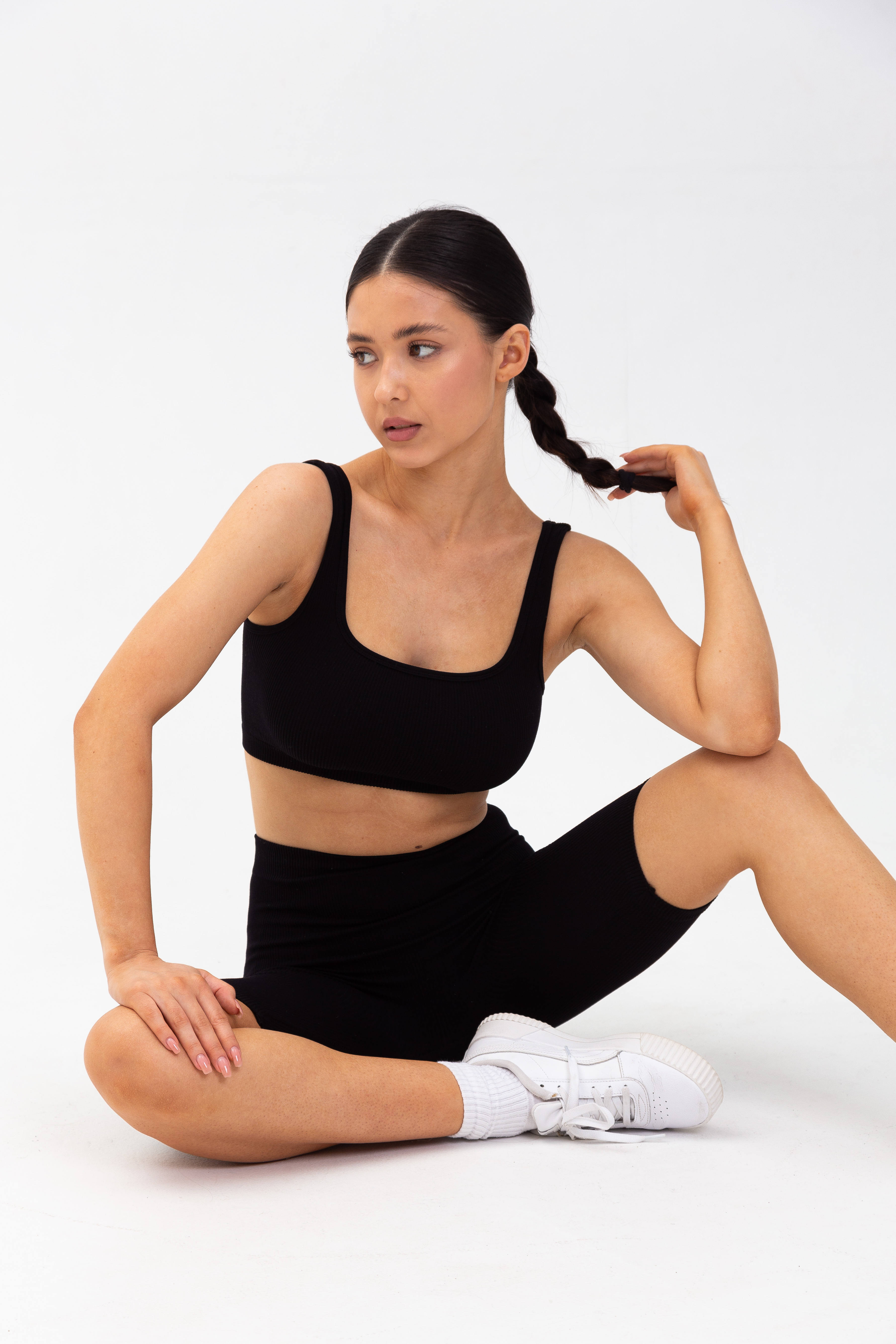 Трикотажний костюм в рубчик KT-168 купити в інтернет-магазині Famo.ua