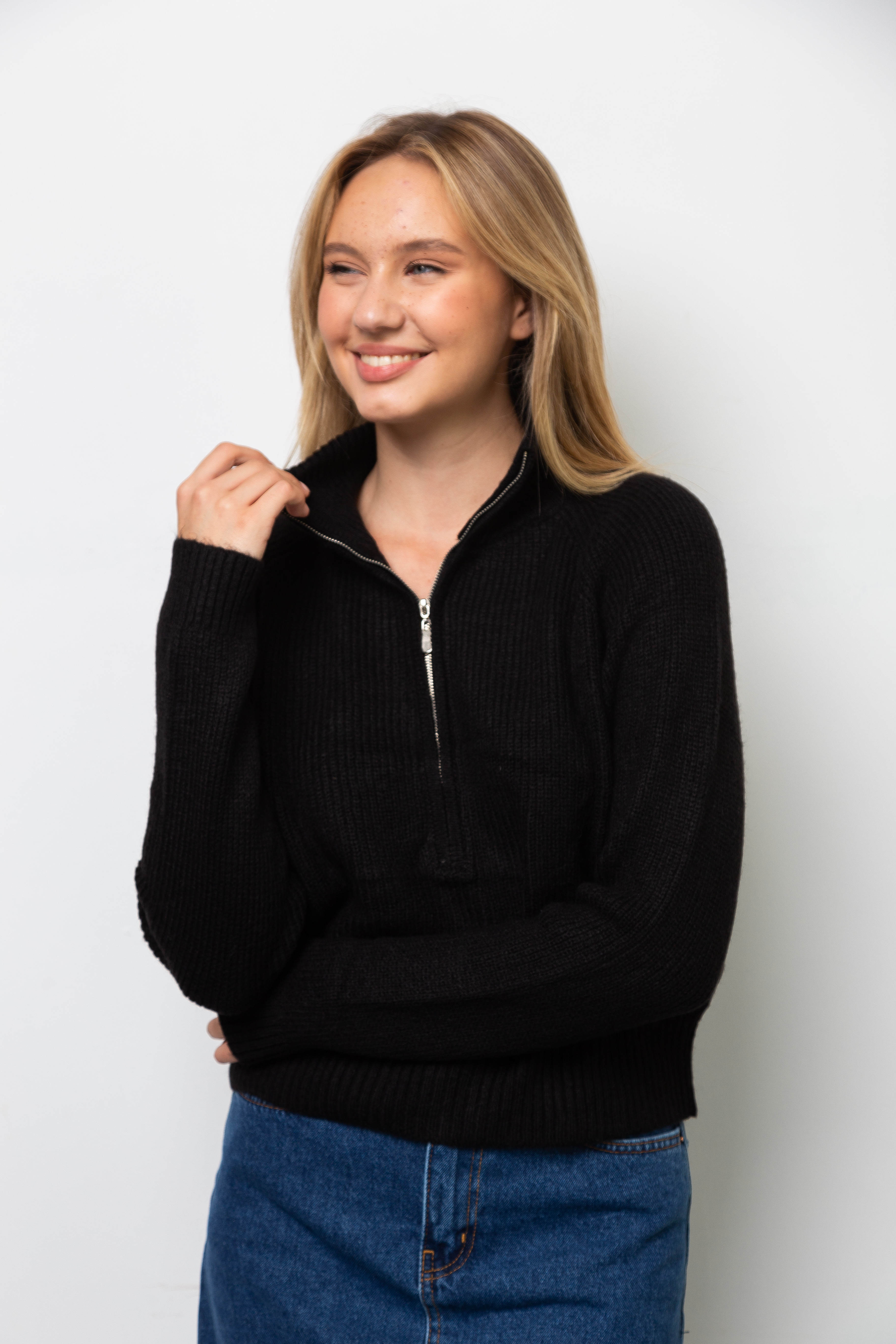 Светр в'язаний на замку KOF-80183 купити в інтернет-магазині Famo.ua