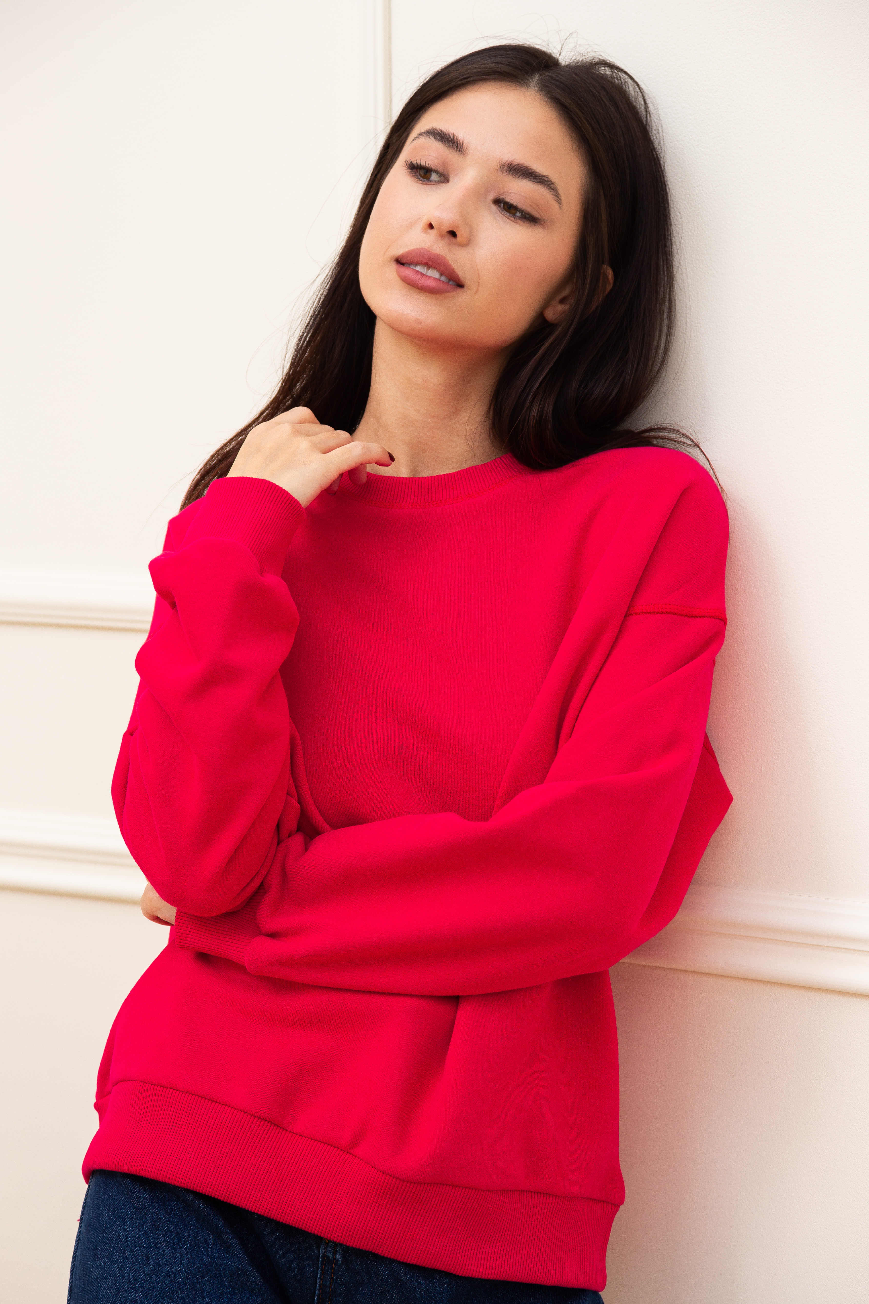 Світшот однотонний SW-491 купити в інтернет-магазині Famo.ua